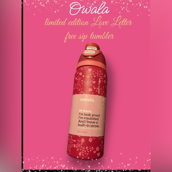 owala | Dining | Owala Love Letter Free Sip Tumbler Limited Edition ...